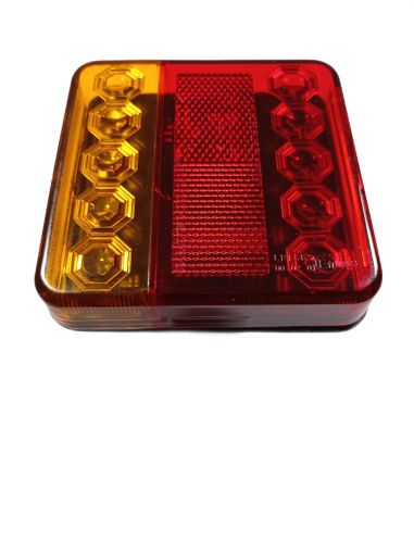 2 x 10 Led Tail Rear Stop Indicator lights truck trailer lorry signal ...