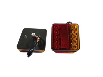 2 x 10 Led Tail Rear Stop Indicator lights truck trailer lorry signal ...